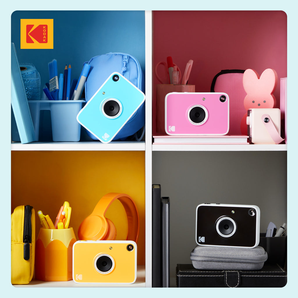 Kodak Printomatic+ Digital Instant Camera Blue – KODAK Photo Plus
