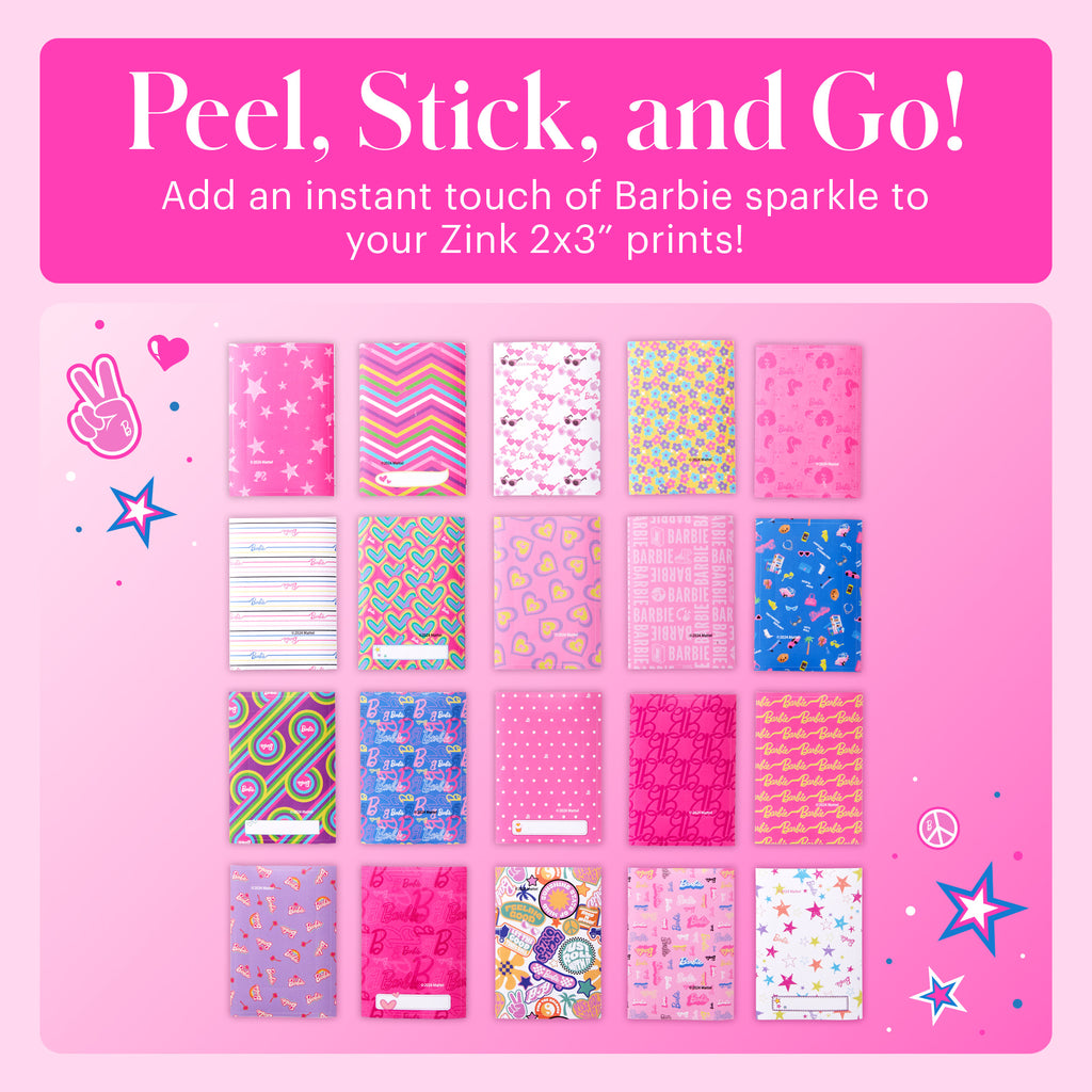 Barbie x Kodak Colorful & Barbie-Themed Sticker Frames for 2x3” Photos ...
