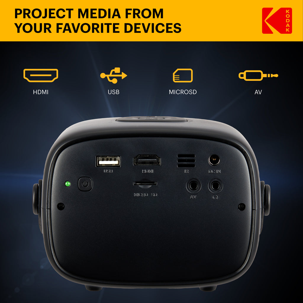 KODAK FLIK X2 Mini Pico Projector – KODAK Photo Plus
