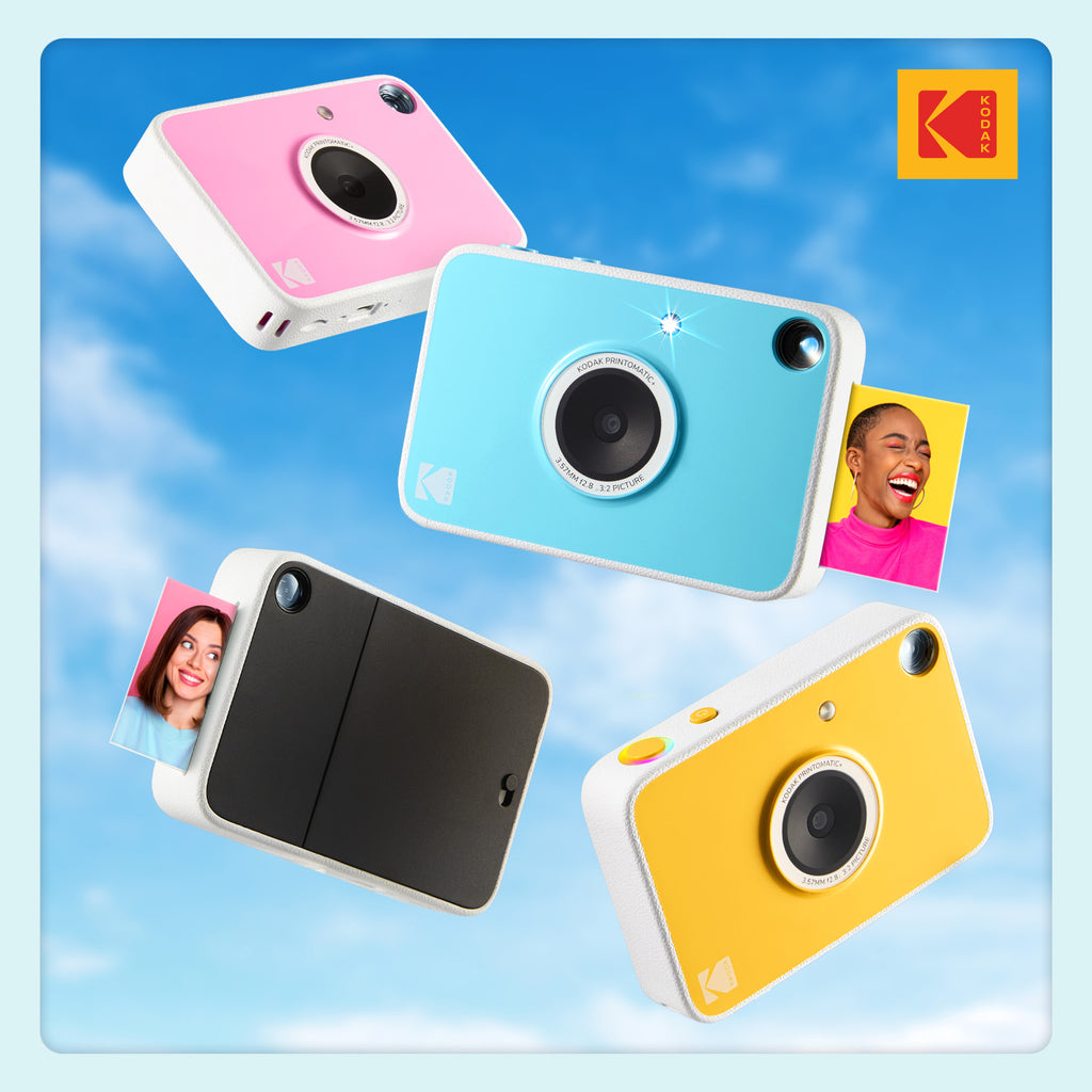 Kodak Printomatic+ Digital Instant Camera Blue – KODAK Photo Plus