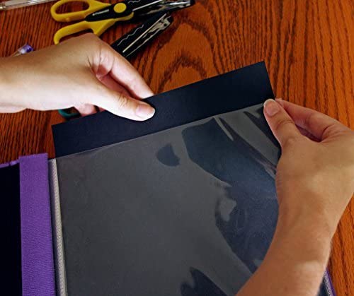 Zink Cloth Covered Scrapbook 8x8” Photo Album w/Front Picture Window ...