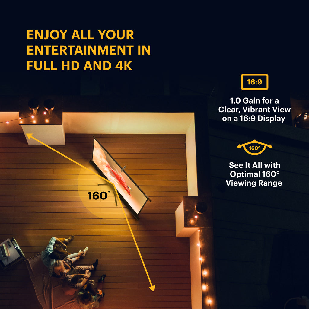 KODAK Projection Screen 60" with Tripod Stand & Carrying Bag