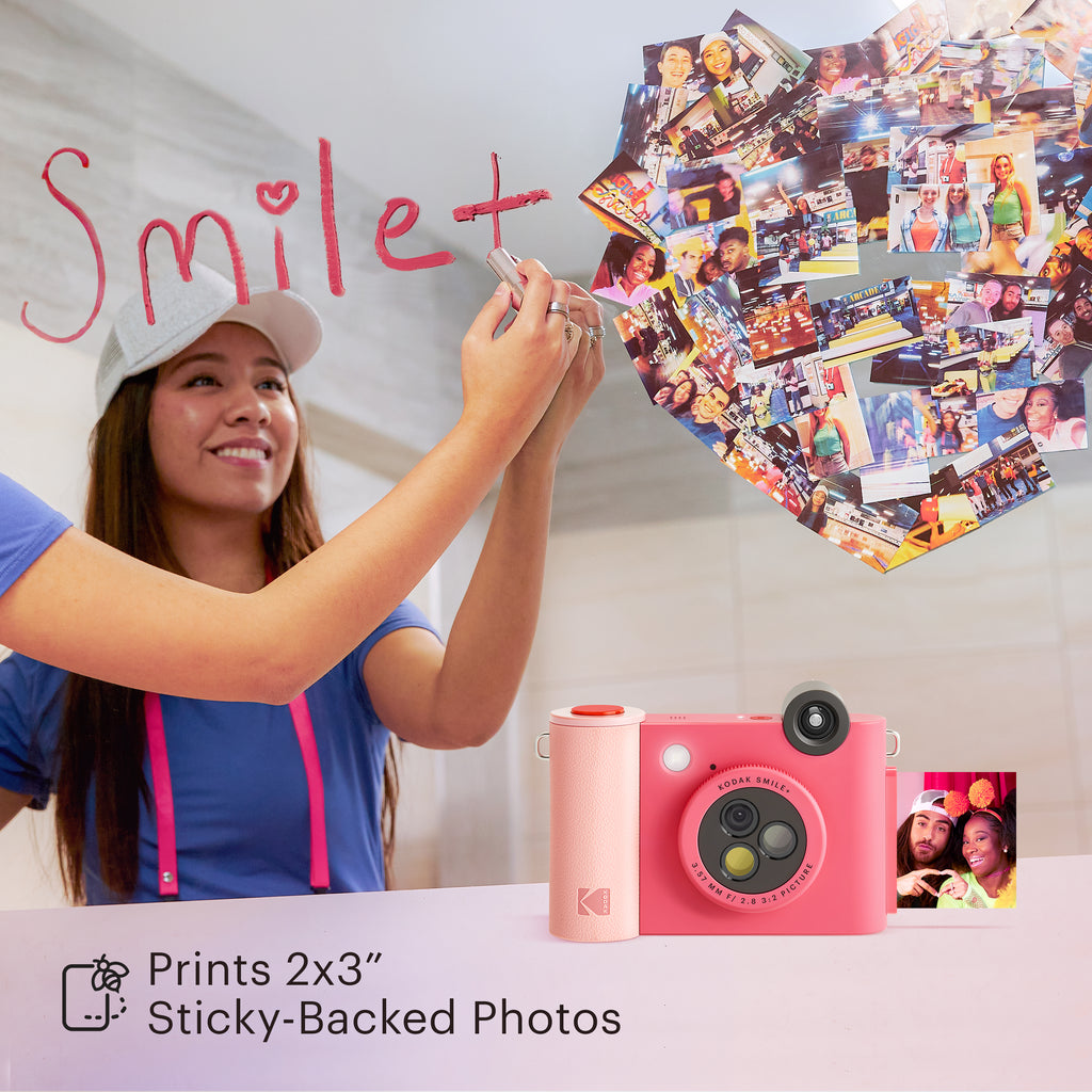 KODAK Smile+ Wireless Digital Instant Print Camera with Effect-changin ...