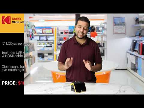 KODAK Slide N SCAN Film & Slide Scanner Digitizer with 7" LCD Screen ...