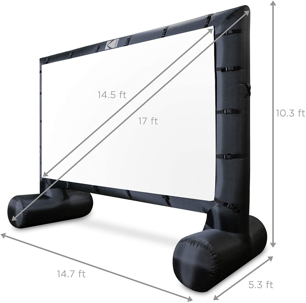 KODAK Extra Large Inflatable Projector Screen - 17.5 Feet – Kodak Photo ...